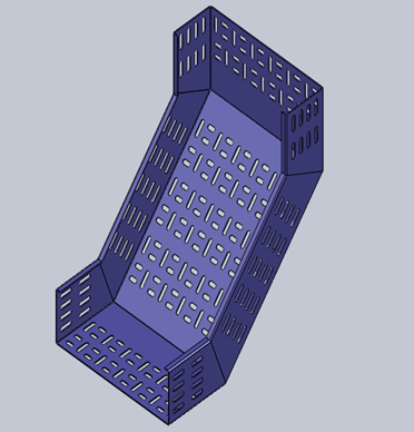 Cable Tray Fitting - Internal Riser