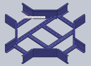 Cable Ladder Fitting - Cross