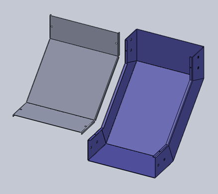 Cable Duct Fitting - Internal Riser